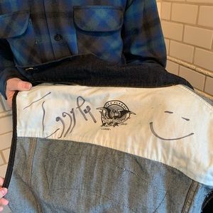 sailor jerry | Jackets & Coats | Rare Iggy Pop Autographed Denim Vest 6 ...